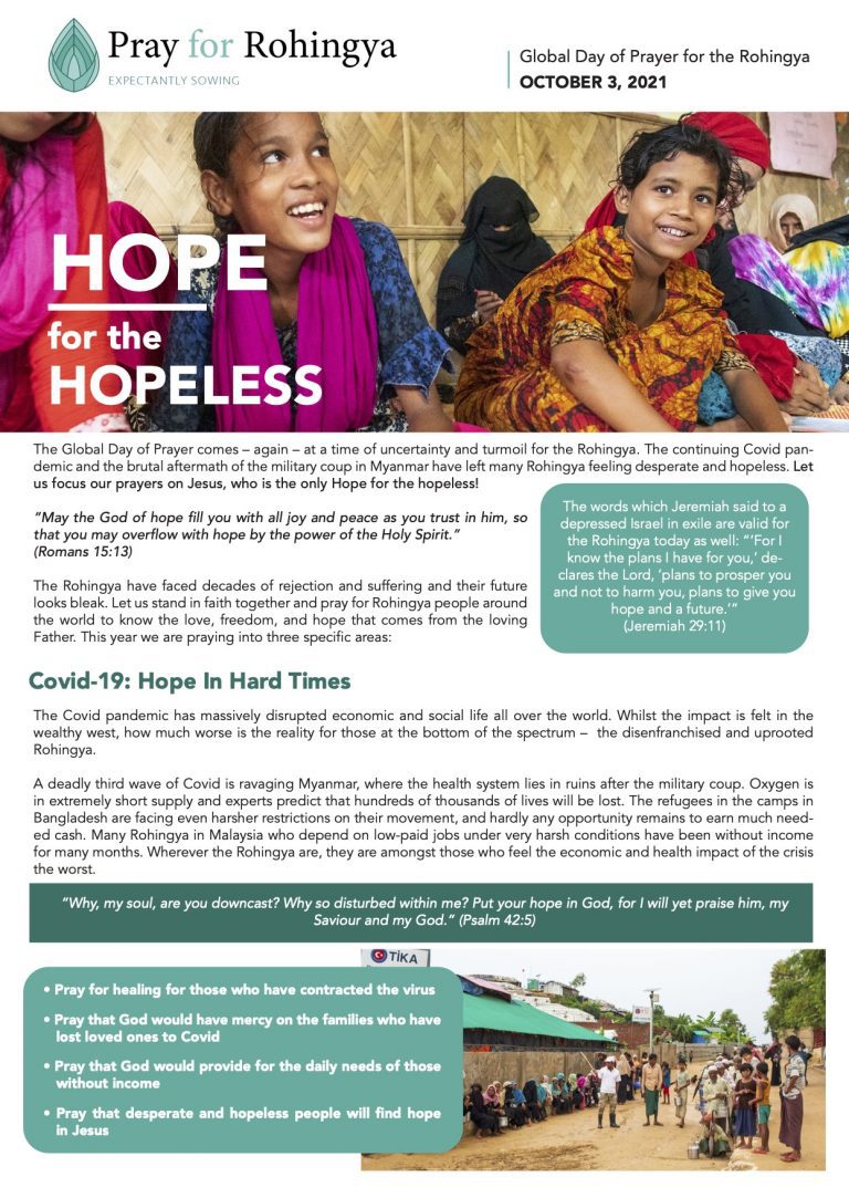 Prayer Guides - Pray 4 Rohingya